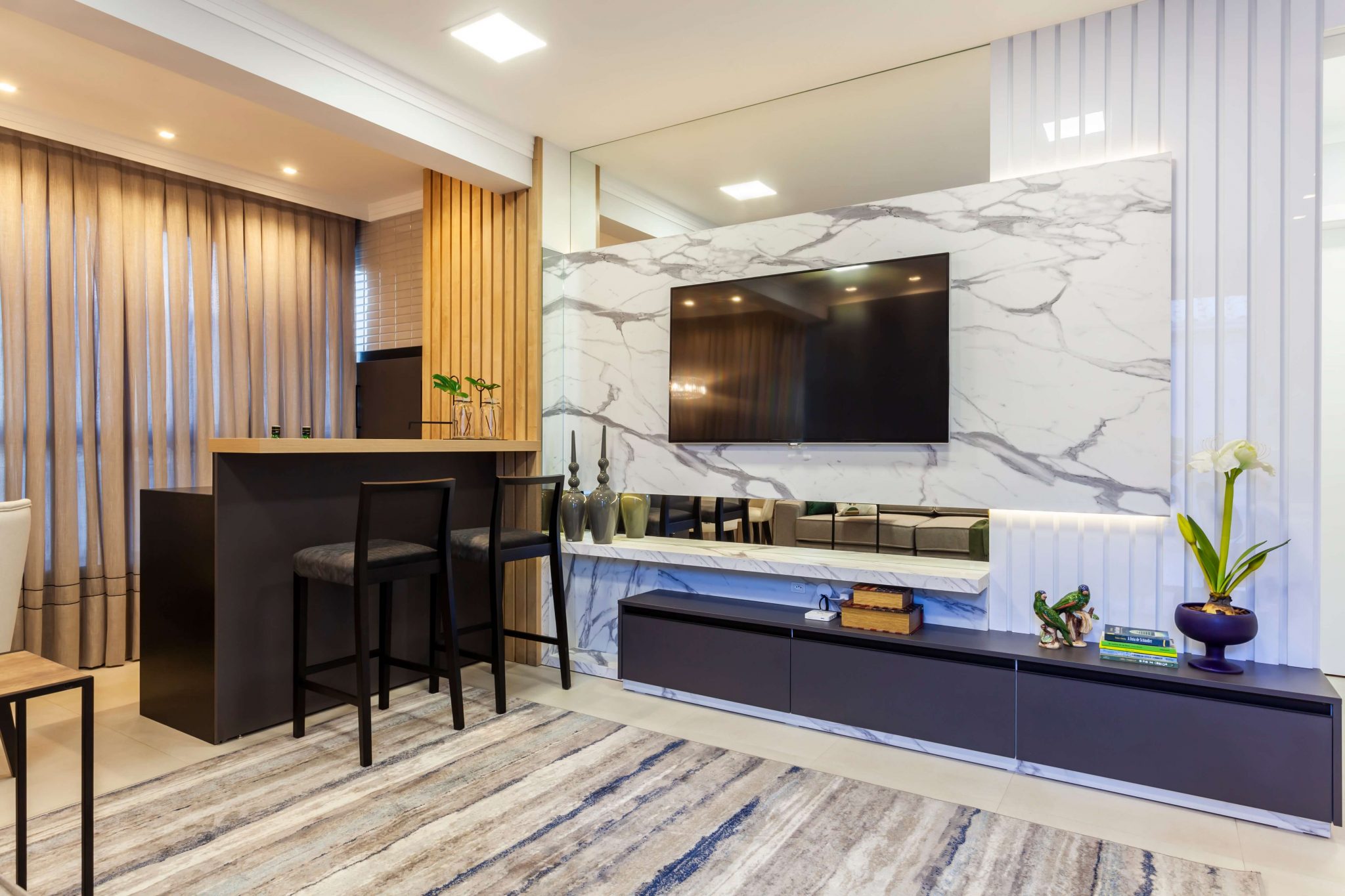 SALA INTEGRADA: Como delimitar os espaços na sua casa? SALA INTEGRADA: Como delimitar os espaços na sua casa?